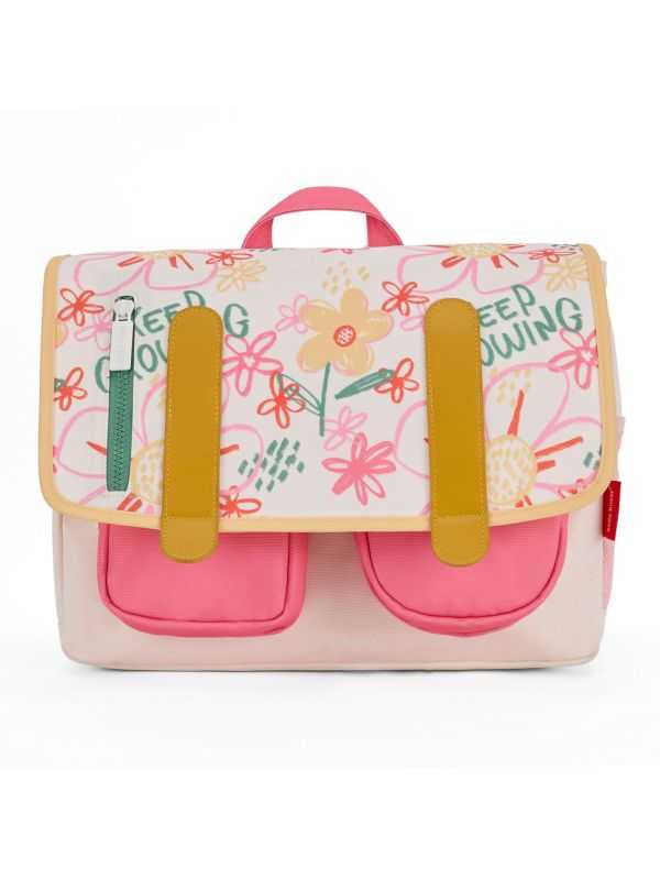 Cartable flowers artwork enfant 2 à 7 ans, sacs Hello Hossy | Inelle